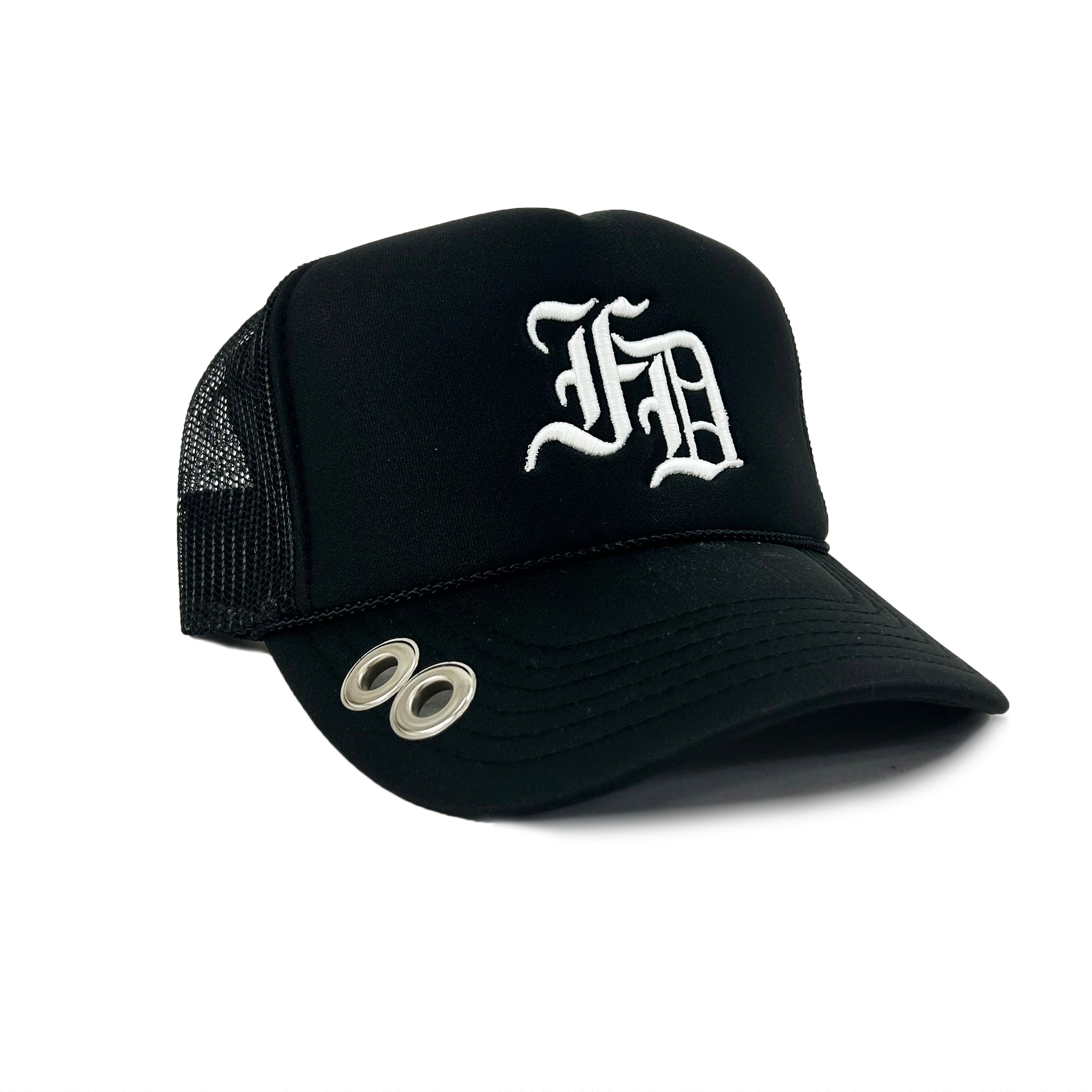 FD Gothic Trucker (Black) – Faded Decade